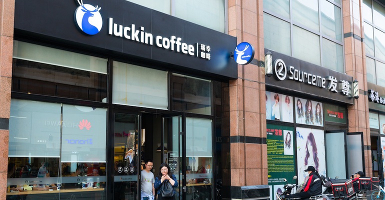 Luckin Coffee is now opening 8 shops per day as it debuts on NASDAQ ...